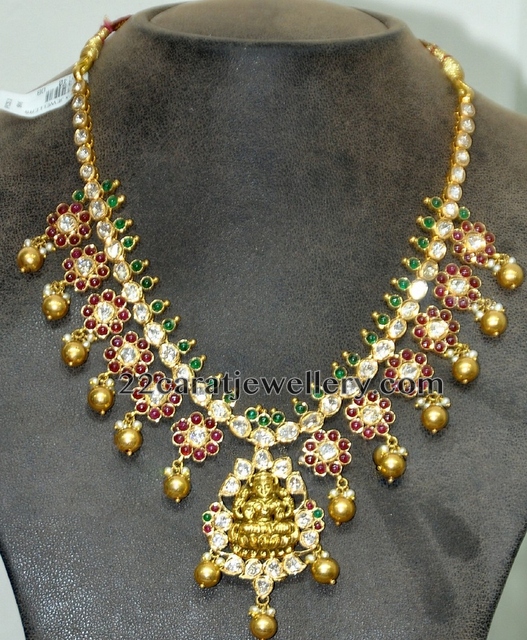 Latest Lakshmi Set by Hiya Jewellery - Jewellery Designs