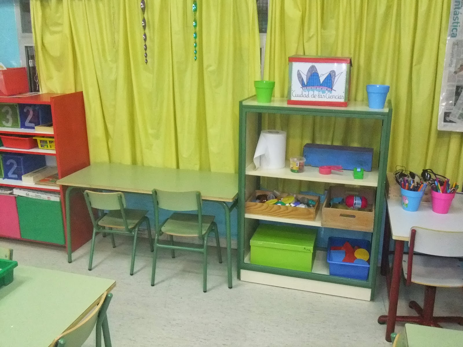 Este curso hemos realizado algún cambio en los rincones ...