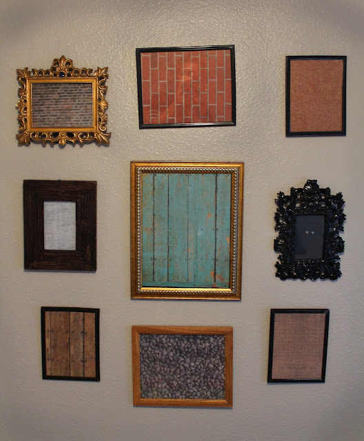 Craft Room Secrets: Vintage frames wall decor
