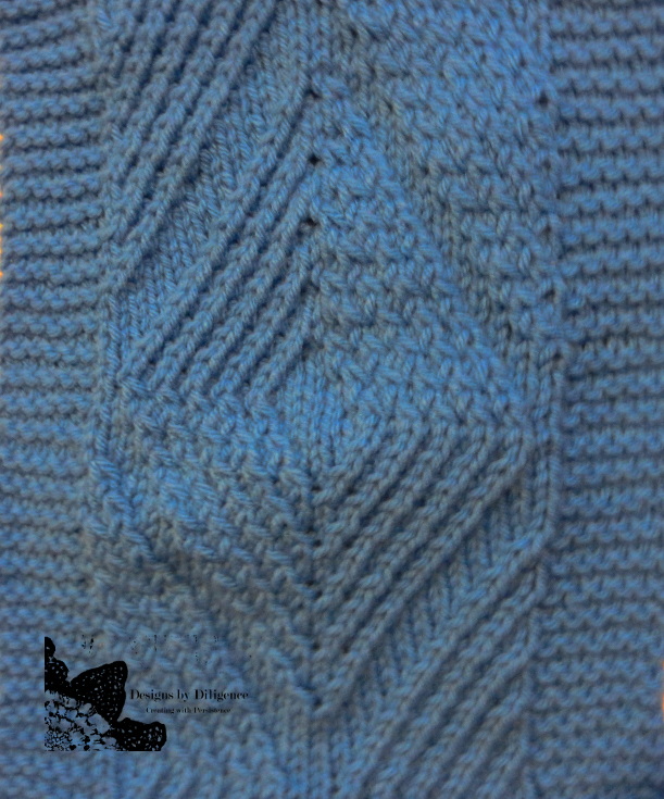 Designs by Diligence: Diamond Dimensions Neck Warmer