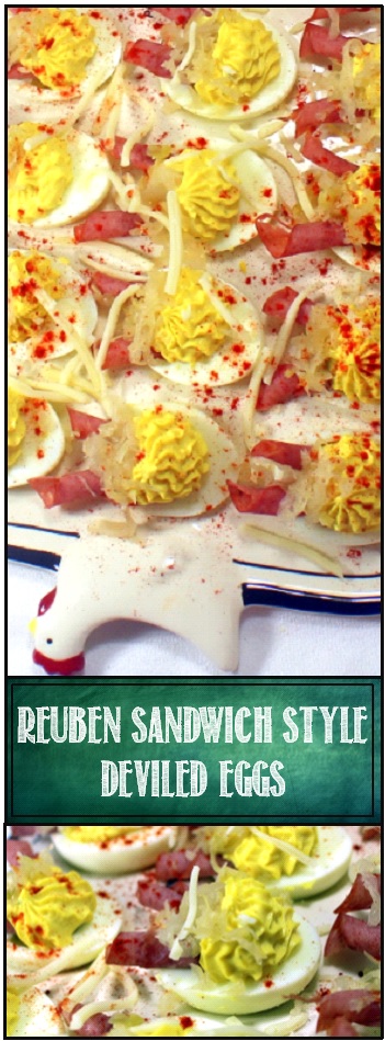 52 Ways to Cook: Reuben Sandwich Style Deviled Eggs - Corned Beef ...