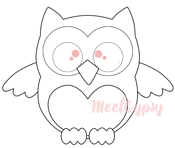 Dulcero Buho con goma eva MOLDE | Bolsita de buho con foami PLANTILLA