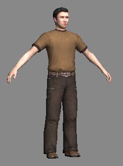 RigsArena - Free Rigs for 3ds Max: Male 01 Rigged 3ds Max