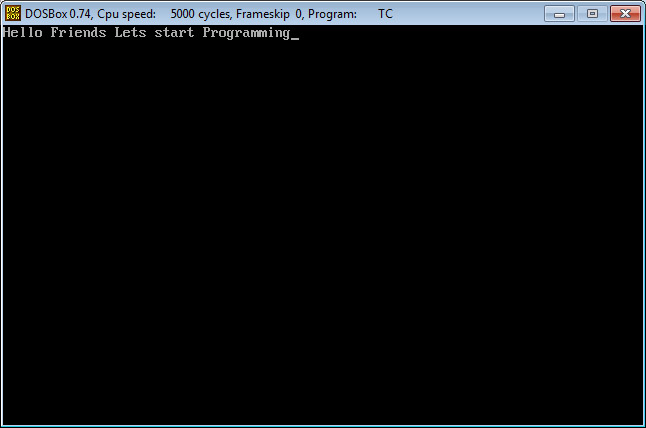 C Programming Basics The First C Program