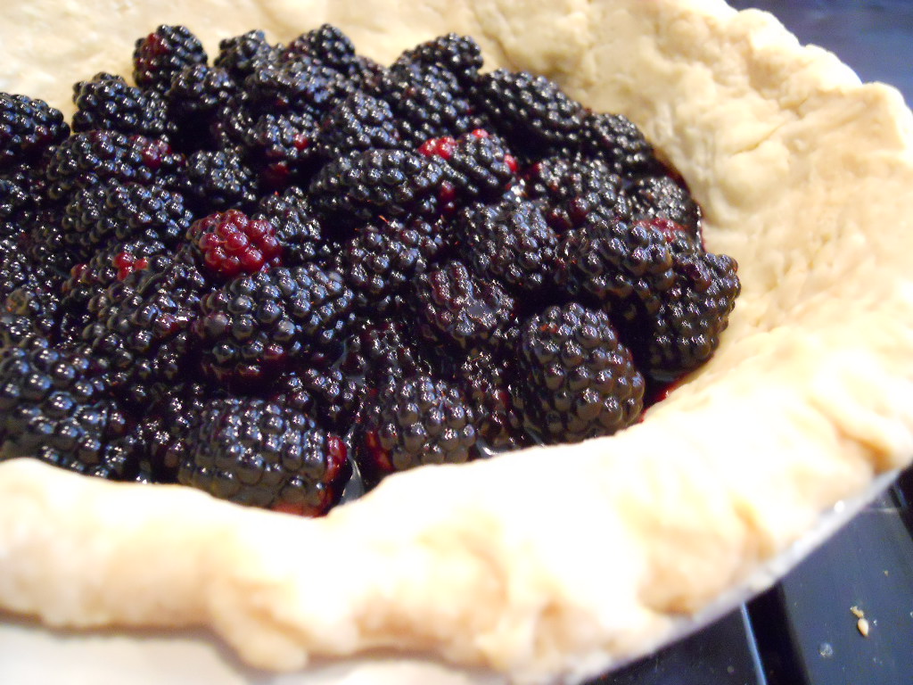Joie Patisserie: Lime & Blackberry Italian Meringue Pie