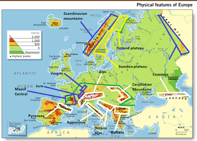 Blog de sociales Abraham Jesús Fernández: PHYSICAL MAP OF THE ...