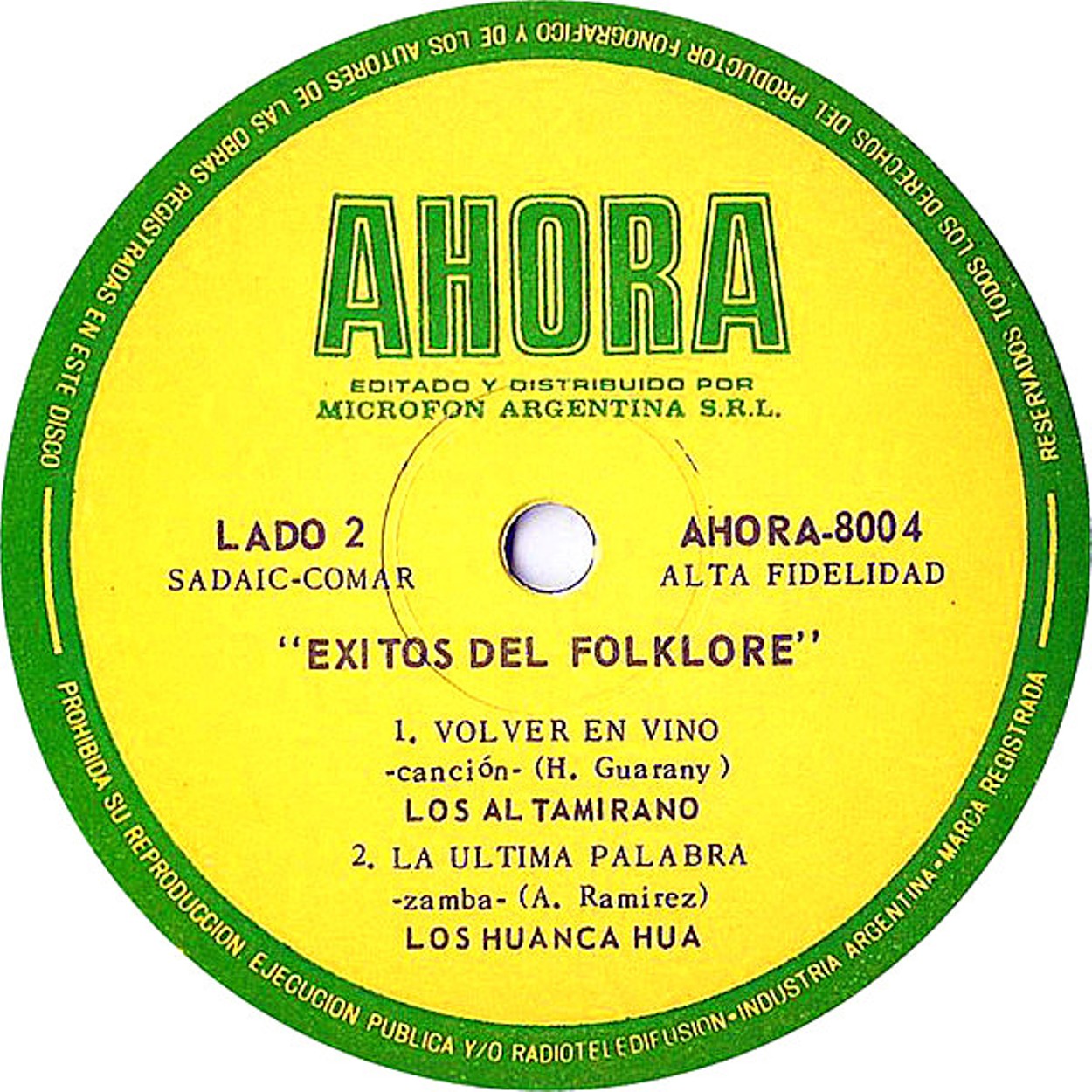 Folklore del NOA: LOS CANTORES DE QUILLA HUASI / LAS VOCES DEL HUAYRA / LOS ALTAMIRANO / LOS ...