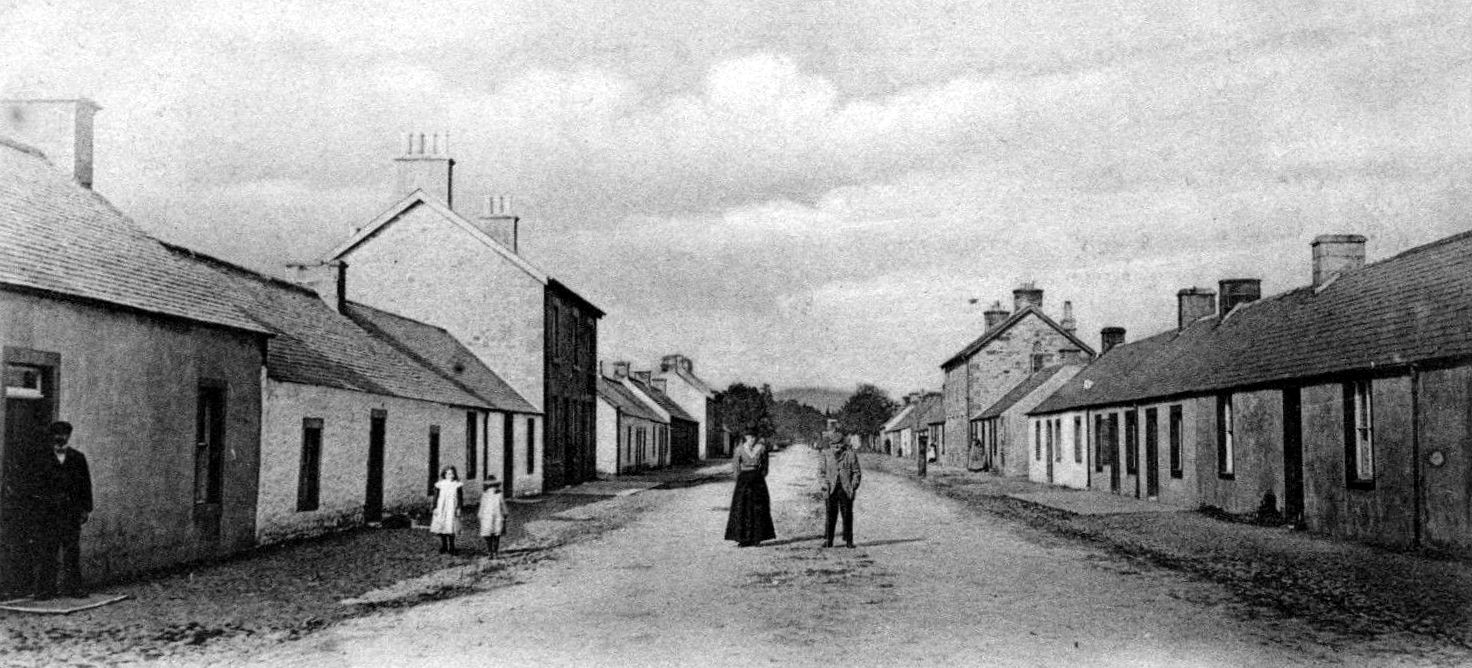 Tour Scotland: Old Photograph North Hermitage Street Newcastleton Scotland
