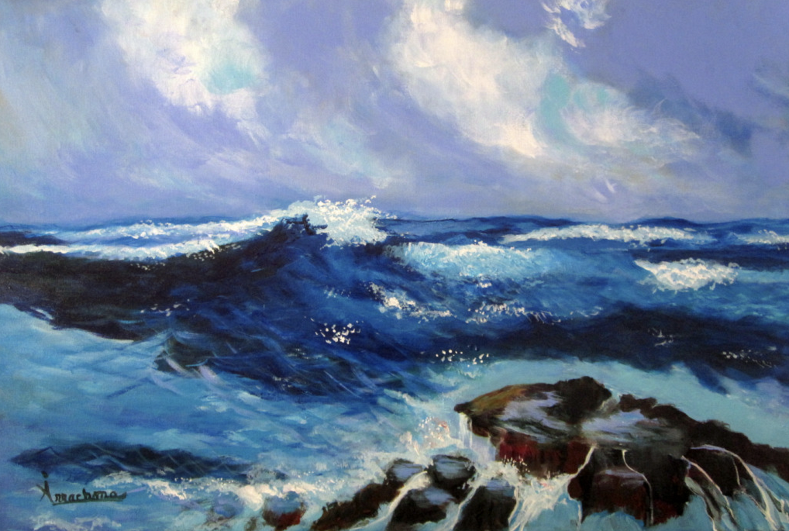 Seascape Artists International: Contemporary Abstract Seascape Painting ...