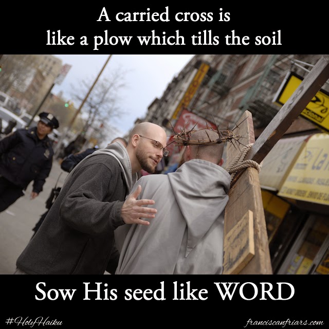 From The Friars - CFR Blog: HolyHaiku Lenten Cross