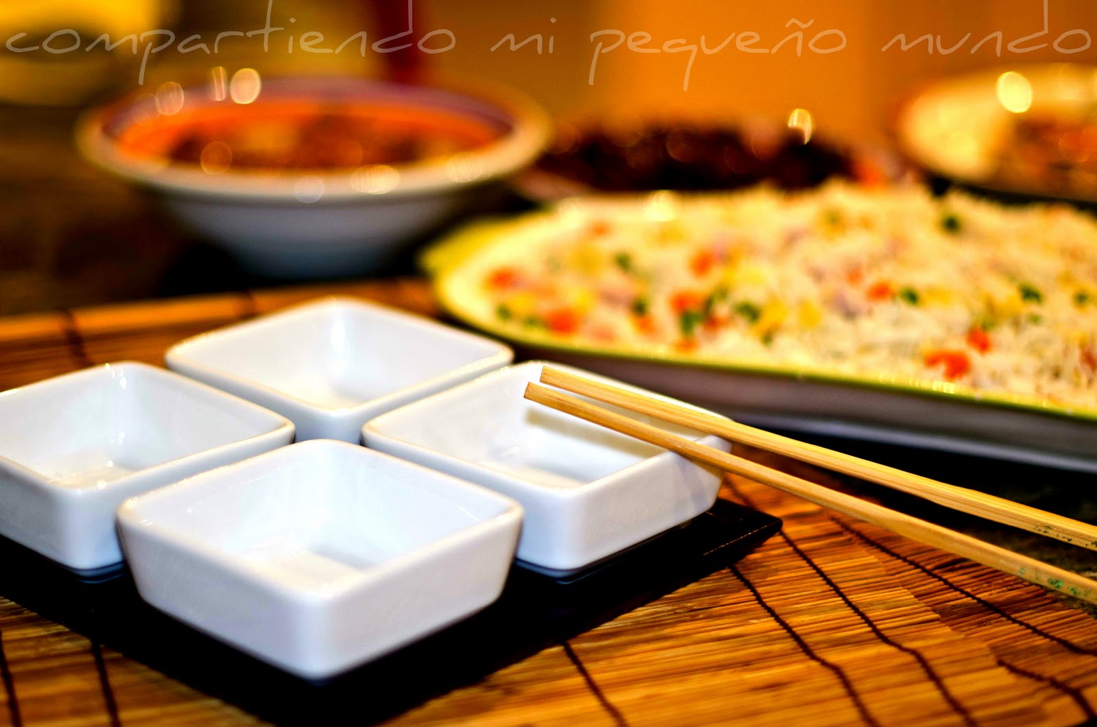 COMPARTIENDO MI PEQUEÑO MUNDO: CENA TEMATICA CHINA