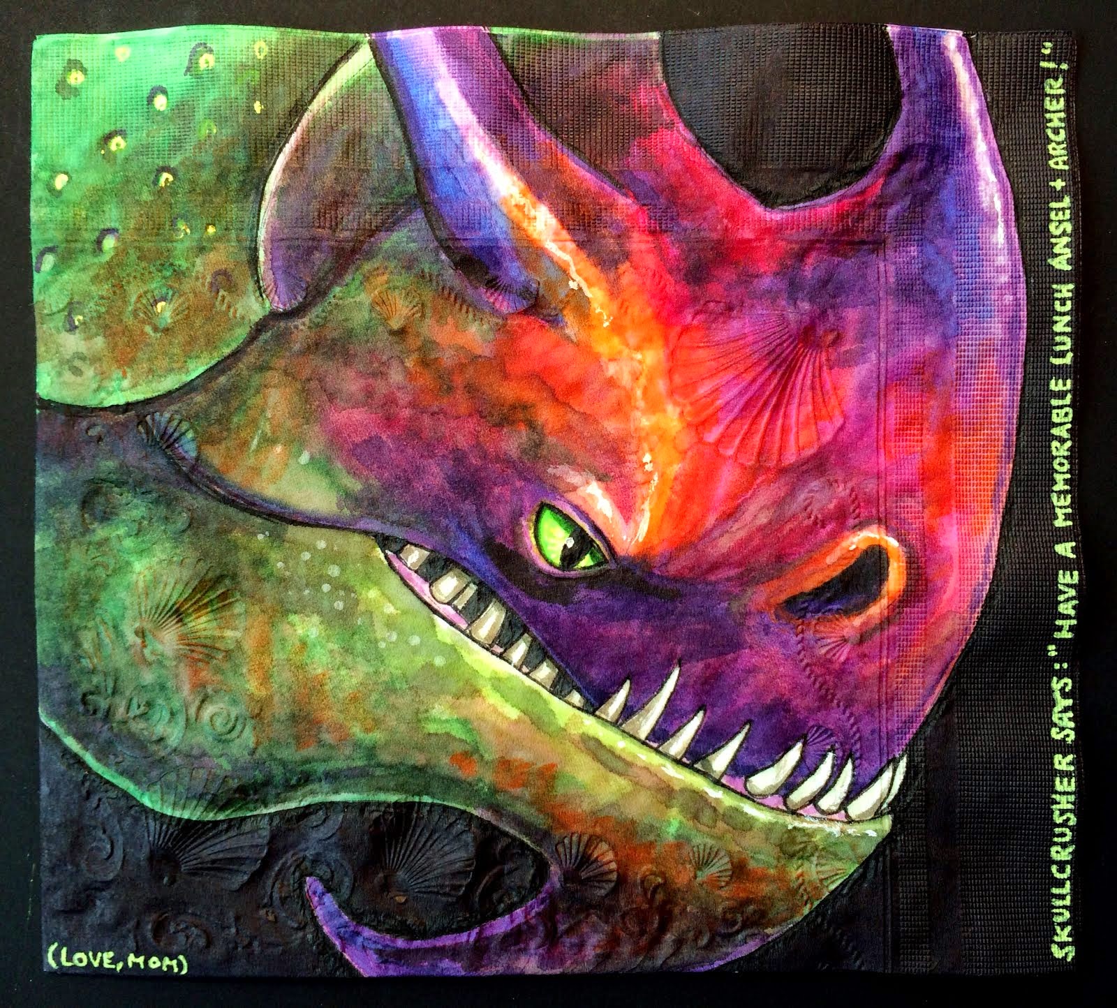 Daily Napkins: Skullcrusher from "How To Train Your Dragon 2"