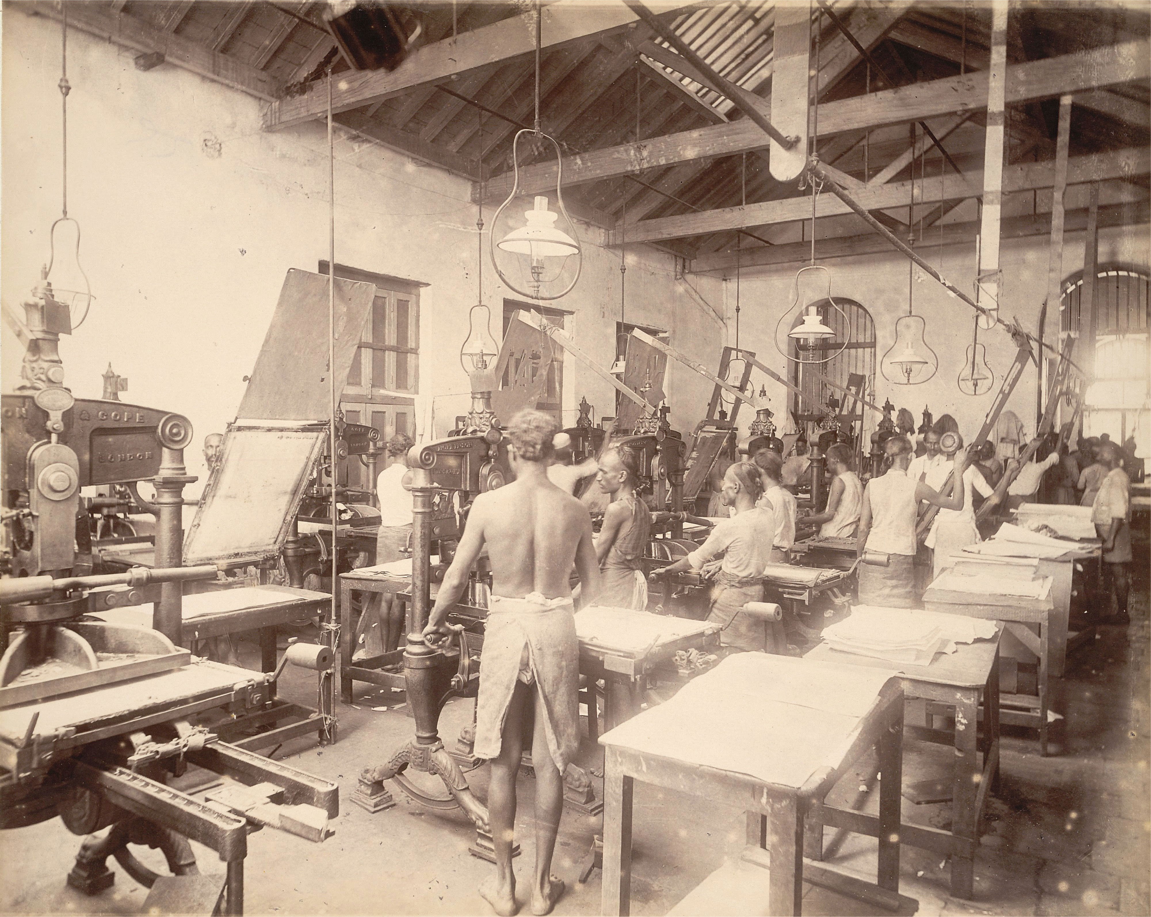 Various Photographs of Times of India Newspaper Office, Employees and ...