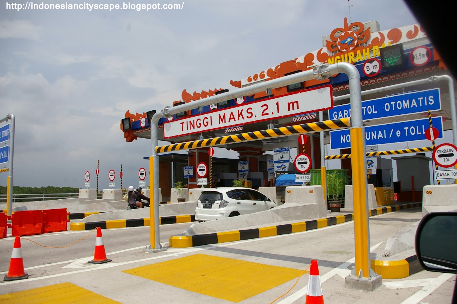 Indonesian Cityscape and Infrastructure: Bali Mandara Toll Road