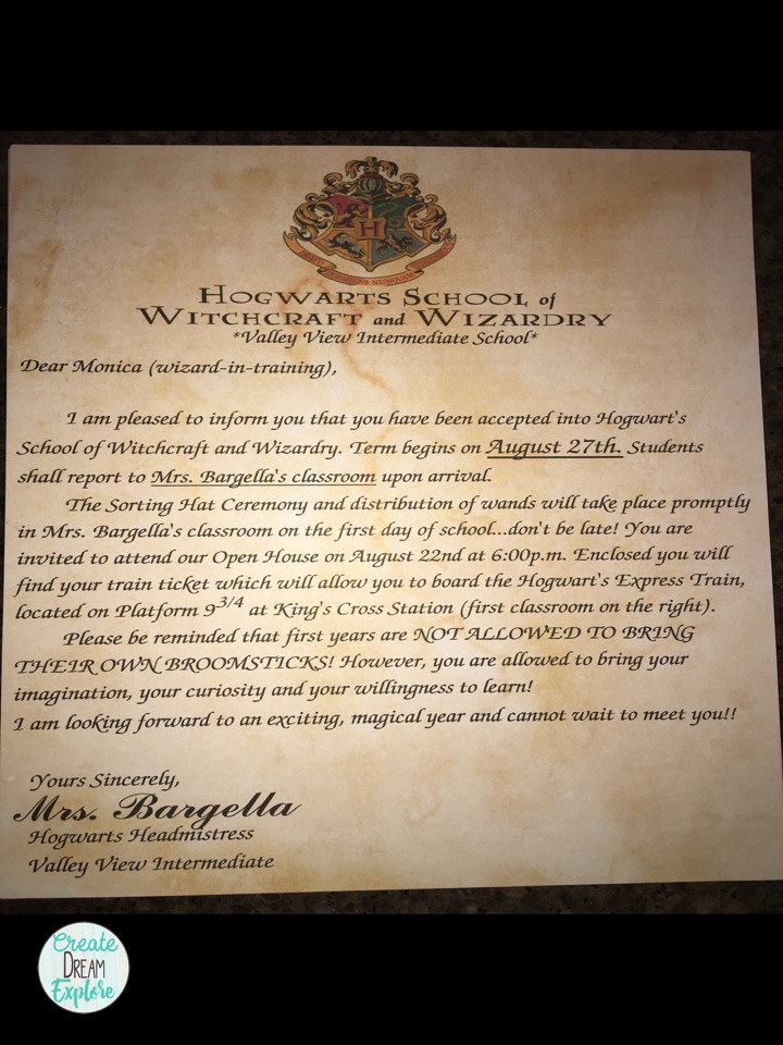 Amazing Harry Potter Classroom - Create Dream Explore