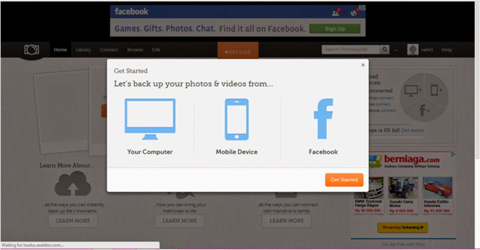 Cara Mambuat Akun Upload Photobucket | Blog Cari Ilmu