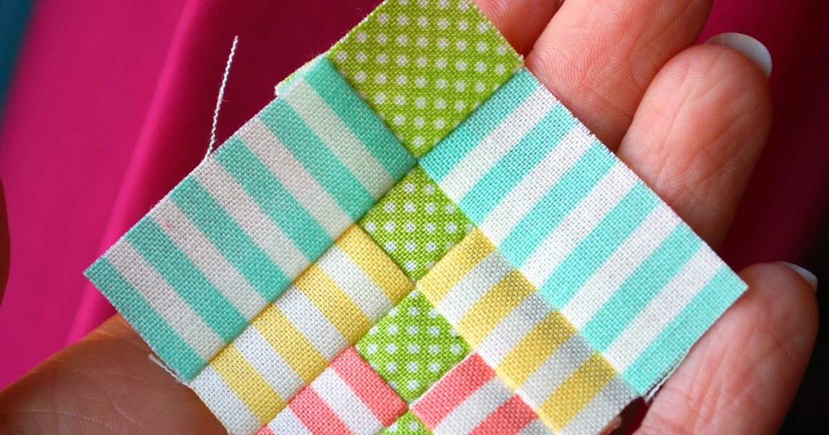 When Inspiration Strikes: Rainblow Flowers Mini Block -Free Pattern