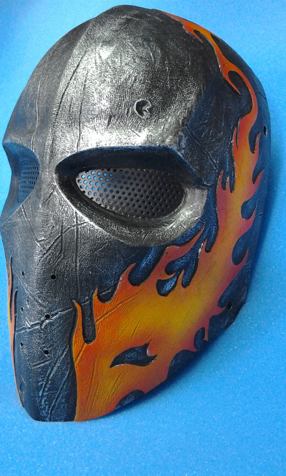 Fiber and Resin: Mettallic with Flame Mask
