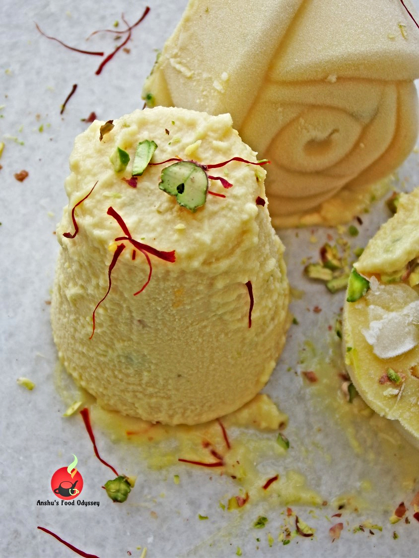 Kesar Pista Khoya Malai Kulfi