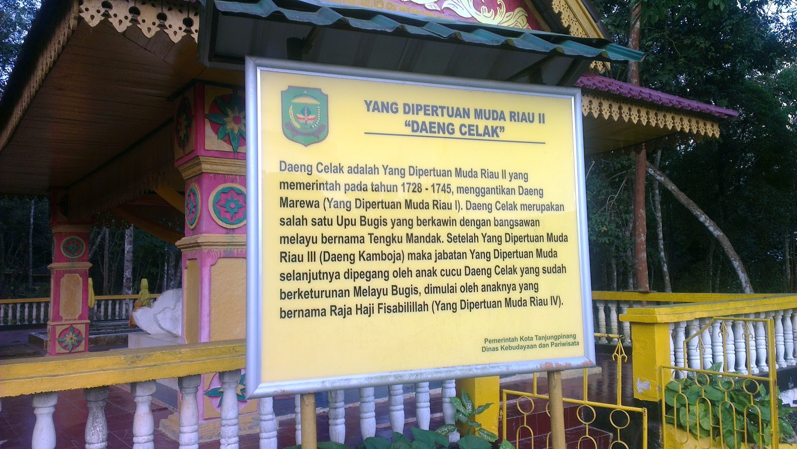 KELUARGA PAJAR, PARIMBUNIS: ZIARAH MAKAM DAENG CHELAK / DAENG MEREWAH ...