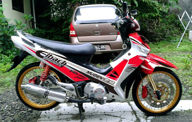 Foto Variasi Modifikasi Airbrush Supra X 125 Simple Keren Unik - Variasi Motor Mobil Terbaru