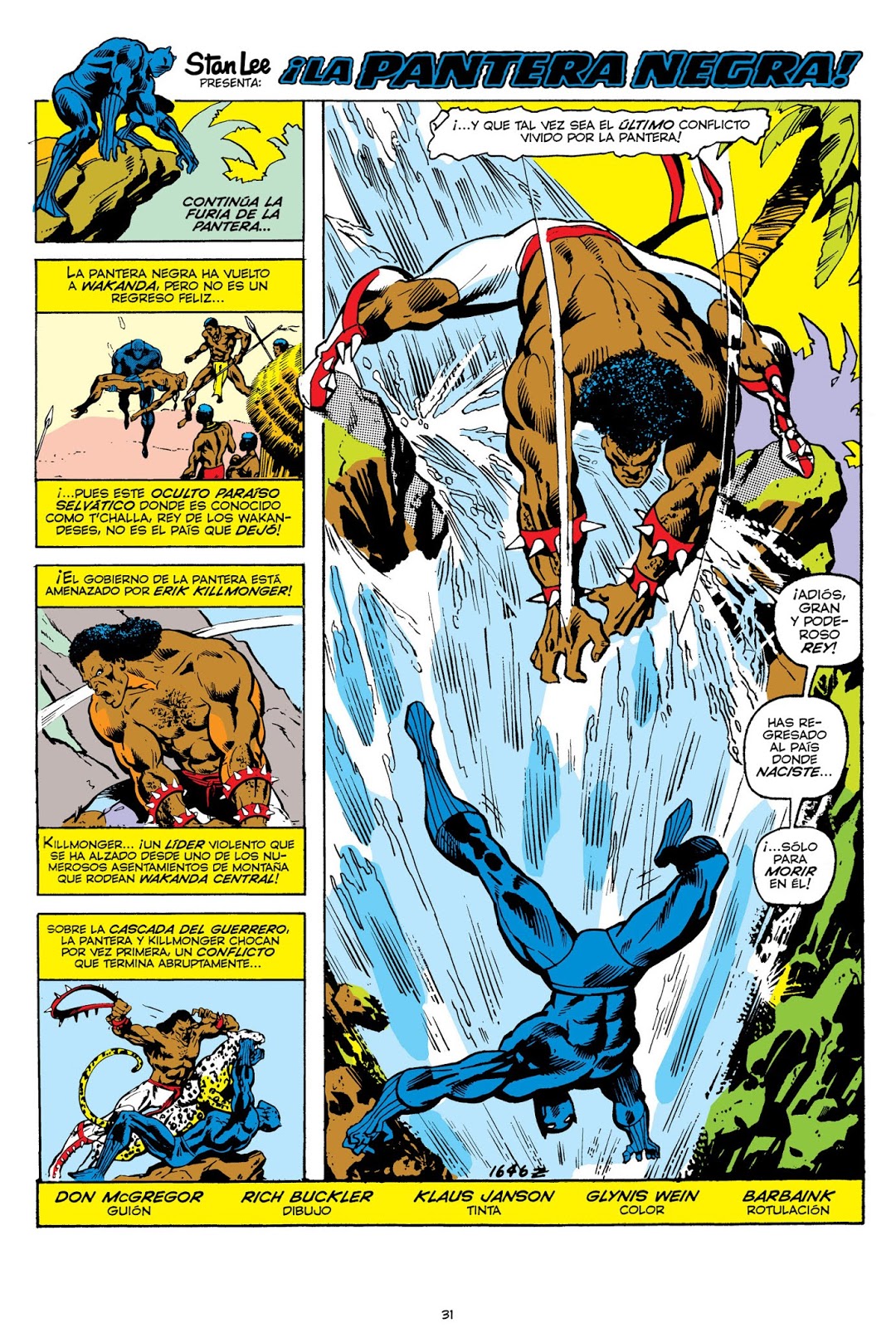 Galicia Comic: Marvel Gold: Pantera Negra 1 - La furia de la Pantera