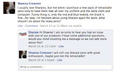 Eileen Garcia: Social Media Monitoring: Sharpie