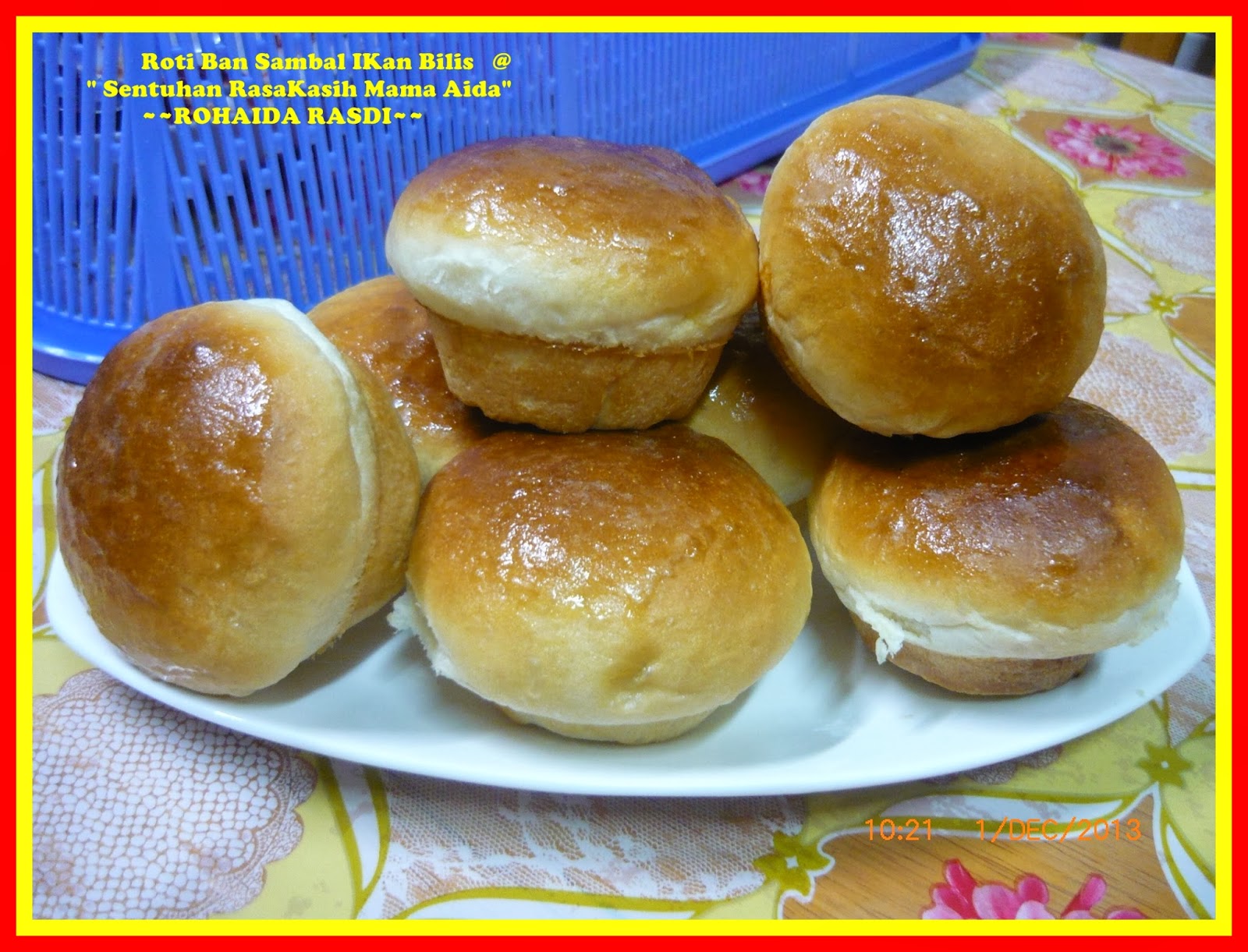 "Sentuhan RasaKasihMama": Roti Ban Sambal Ikan Bilis ;;;Gebu dan lembut ...
