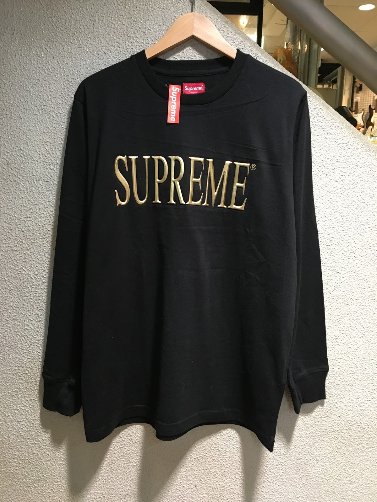新入荷商品 / SUPREME, Gold Logo L/S Tee