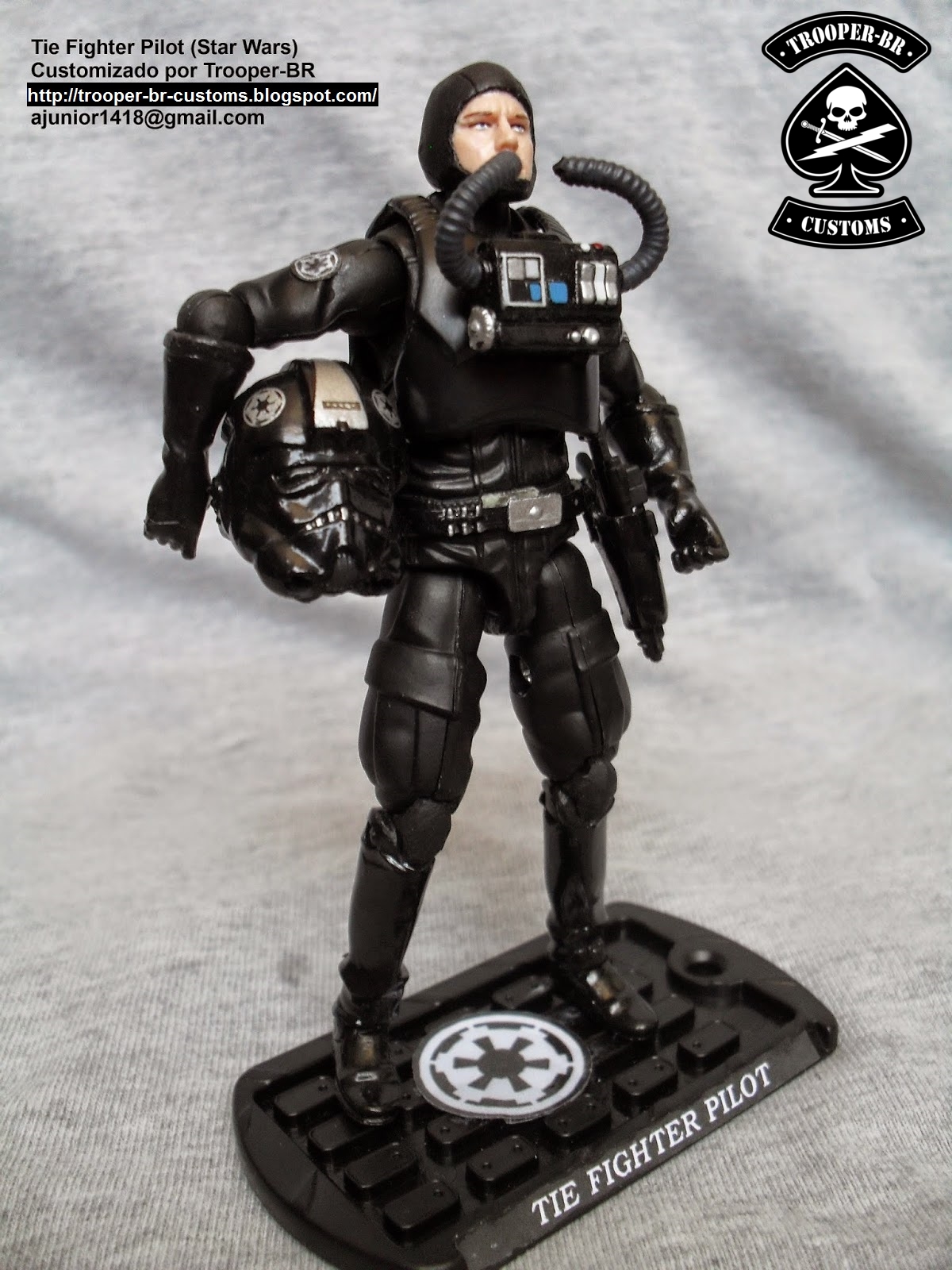 Gi joe Custom Action Figures: Tie Fighter Pilot - Star Wars