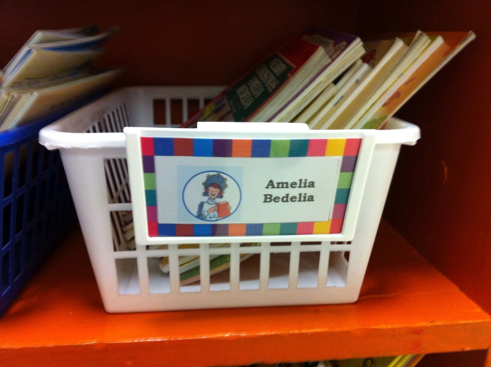 The First Grade Jungle Room: Classroom Library Basket Label Holders