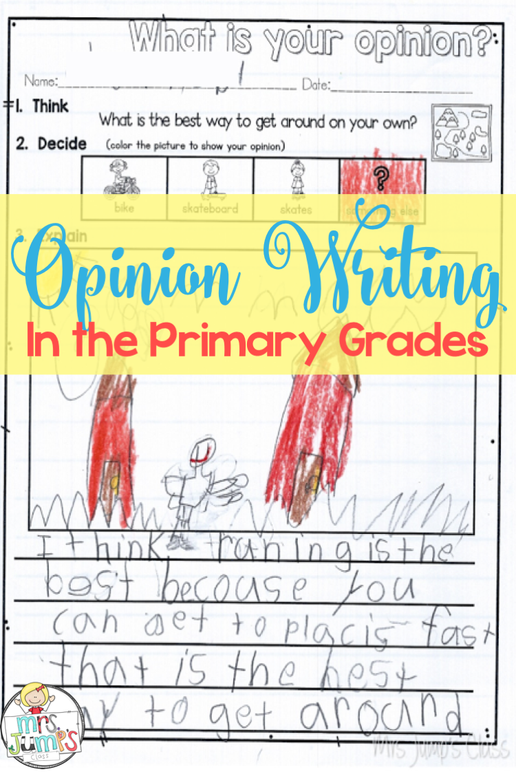 Kindergarten opinion writing kindergarten-opinion-writing