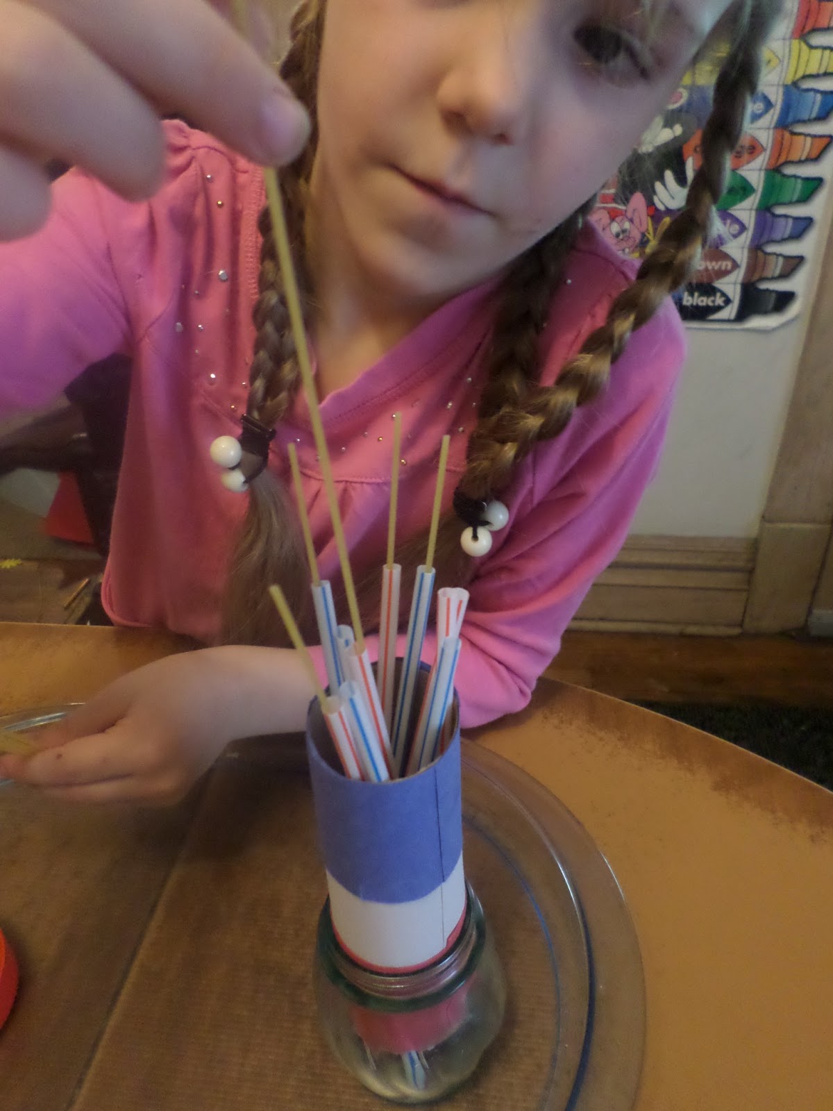 Tots and Me... Growing Up Together: P is for Patriotic Pasta Sparkler ...