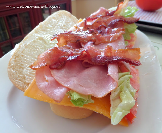 Welcome Home Blog: BLT Ham Sub