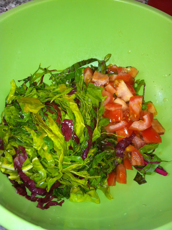 The Curried Cook: Rainbow Chard Tea Leaf Salad
