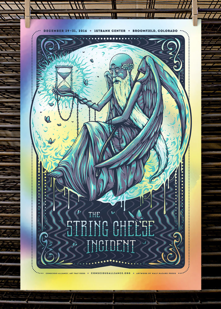 INSIDE THE ROCK POSTER FRAME BLOG: Half Hazard Press String Cheese ...