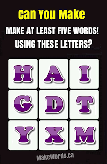 Make Five Words Challenge: Our Latest Word Challenge _ Plus New Games ...