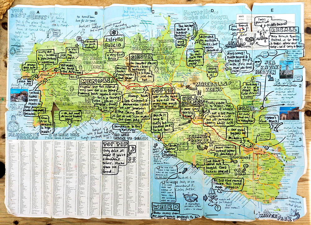 Bumblebee Creatives: DOODLE MAPS (Self Initiated Project)..