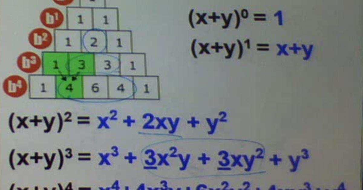 Triángulo de Pascal