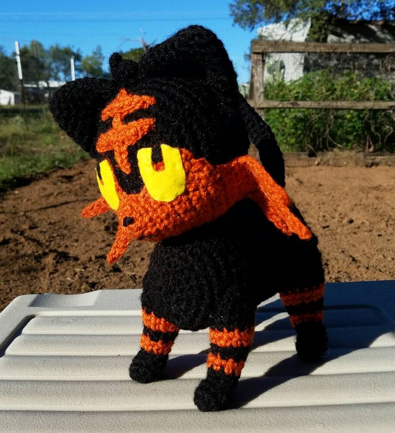 WolfDreamer: Litten _ Pokemon Crochet Plushie Pattern