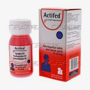 Produk Obat: ACTIFED + COUGH SYR MERAH 60ML