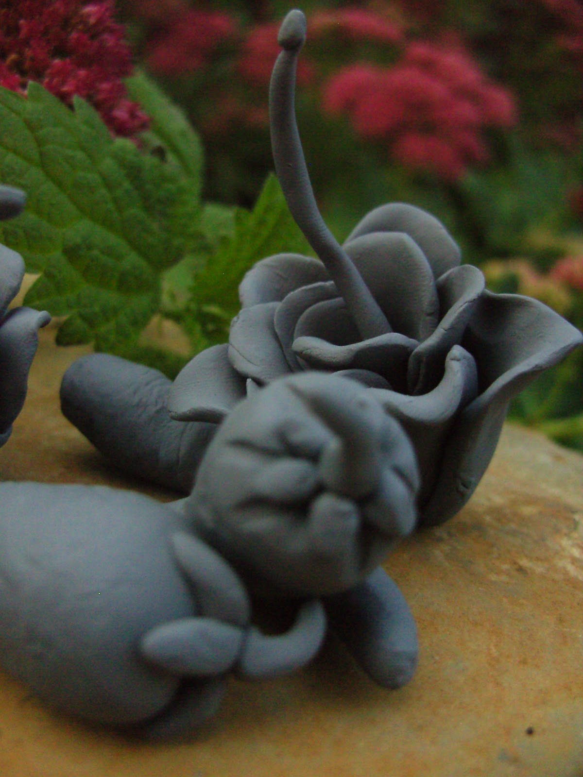 Jade Bessant: Newplast Plasticine veg and flowers
