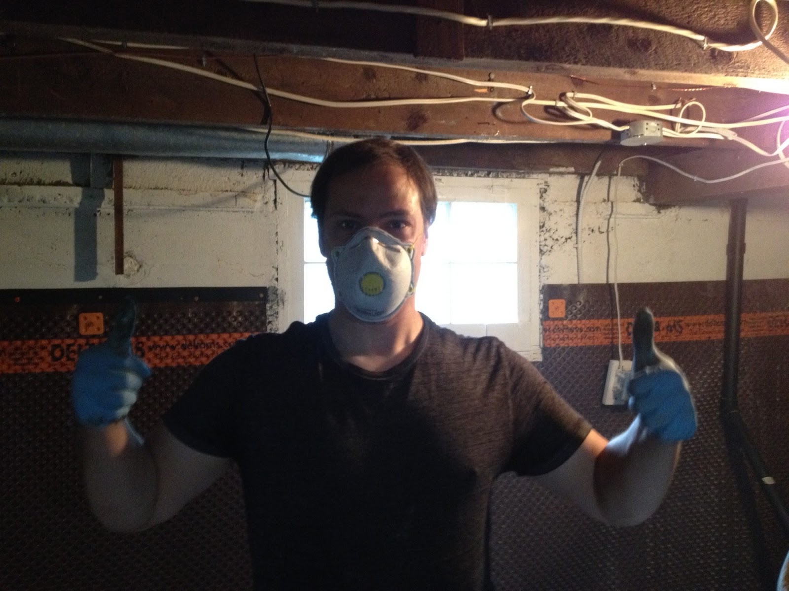Renovations and Old Houses: Interior Weeping System: Day 5 - Pouring ...