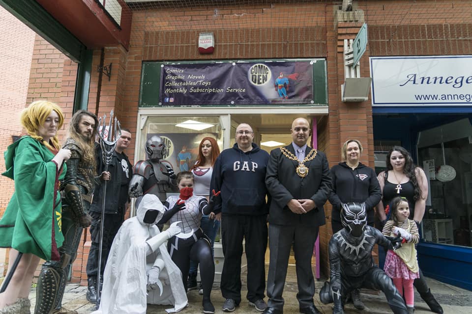 BLIMEY! The Blog of British Comics: New comic shop, COMIC DEN opens its ...