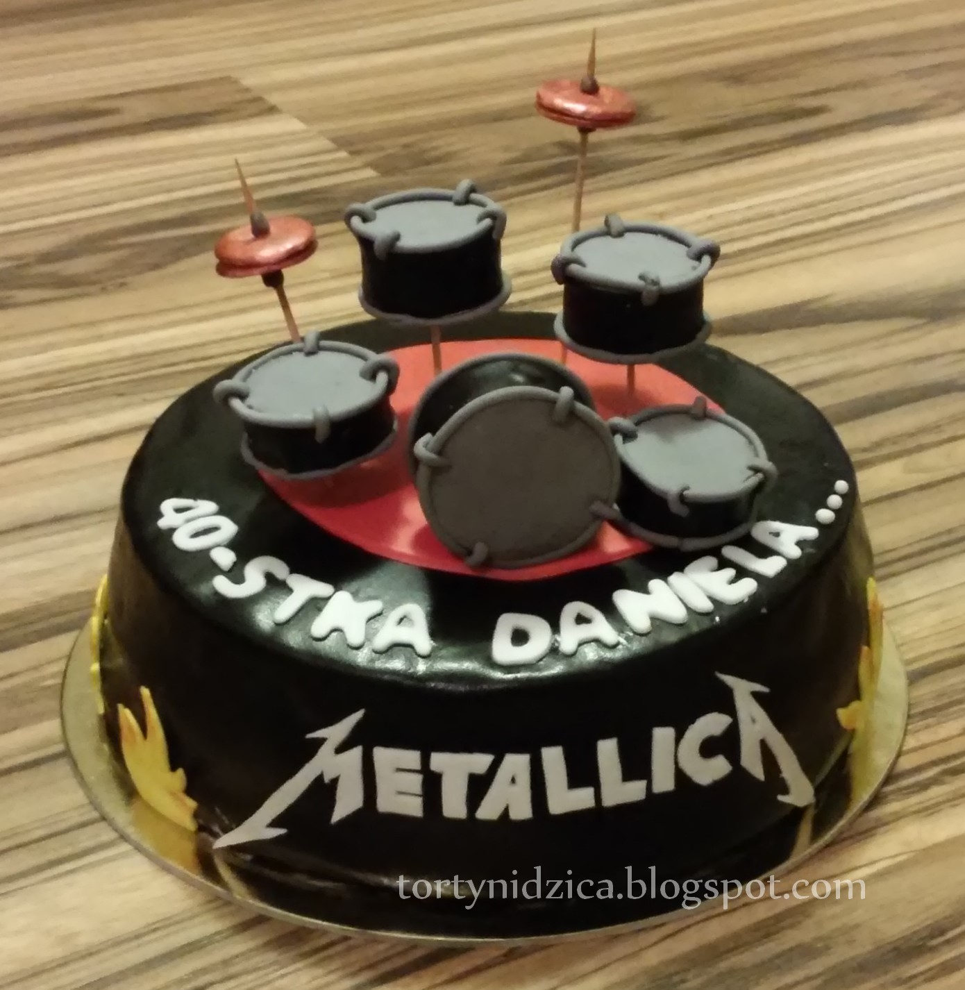 Torty artystyczne- Nidzica, Mława: Tort perkusja.