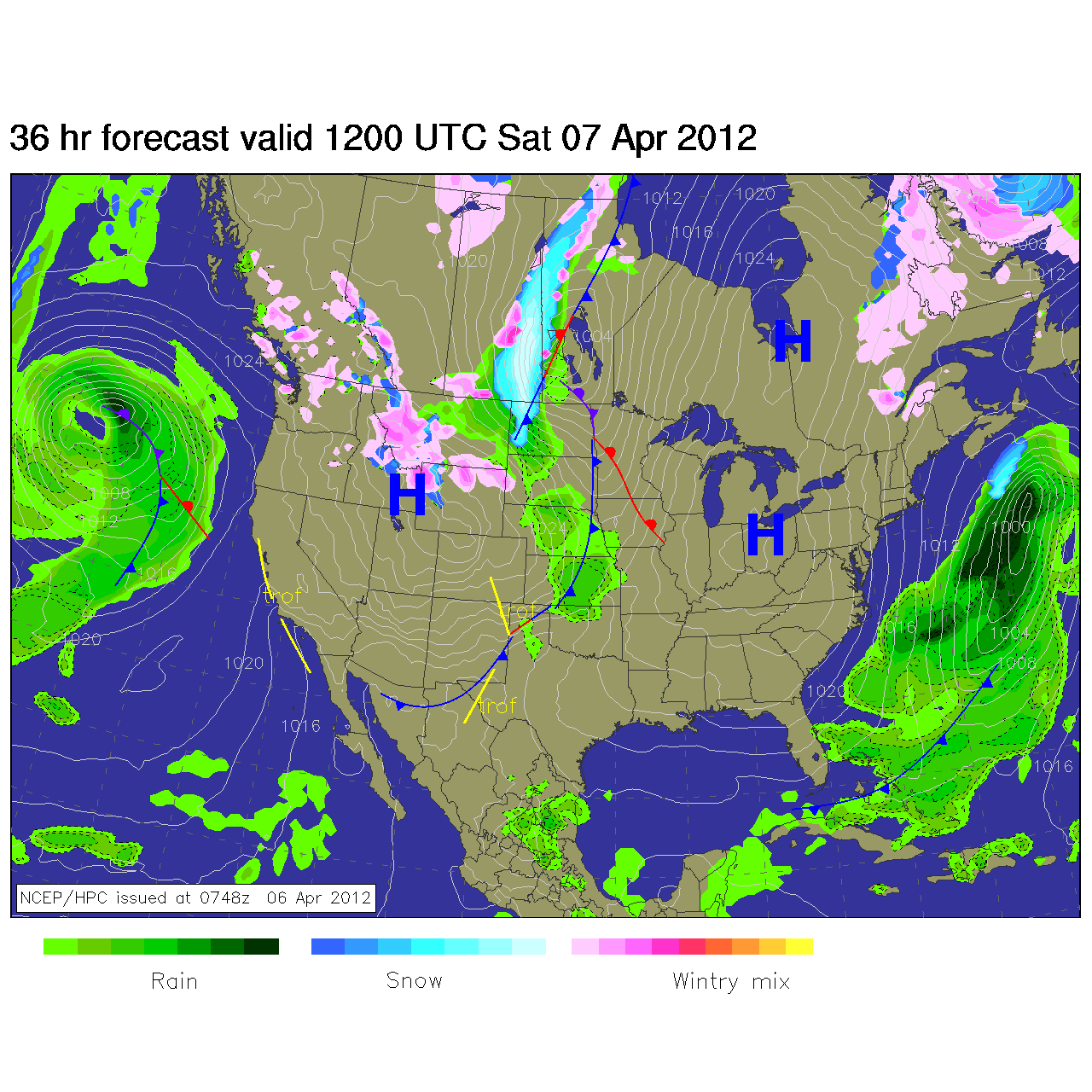 The Weather Centre: Forecast Discussion: April 7, 2012