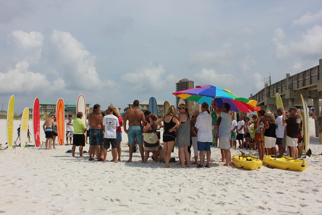 Lavon Wiggins Memorial Service and Paddle Out 07/07/12