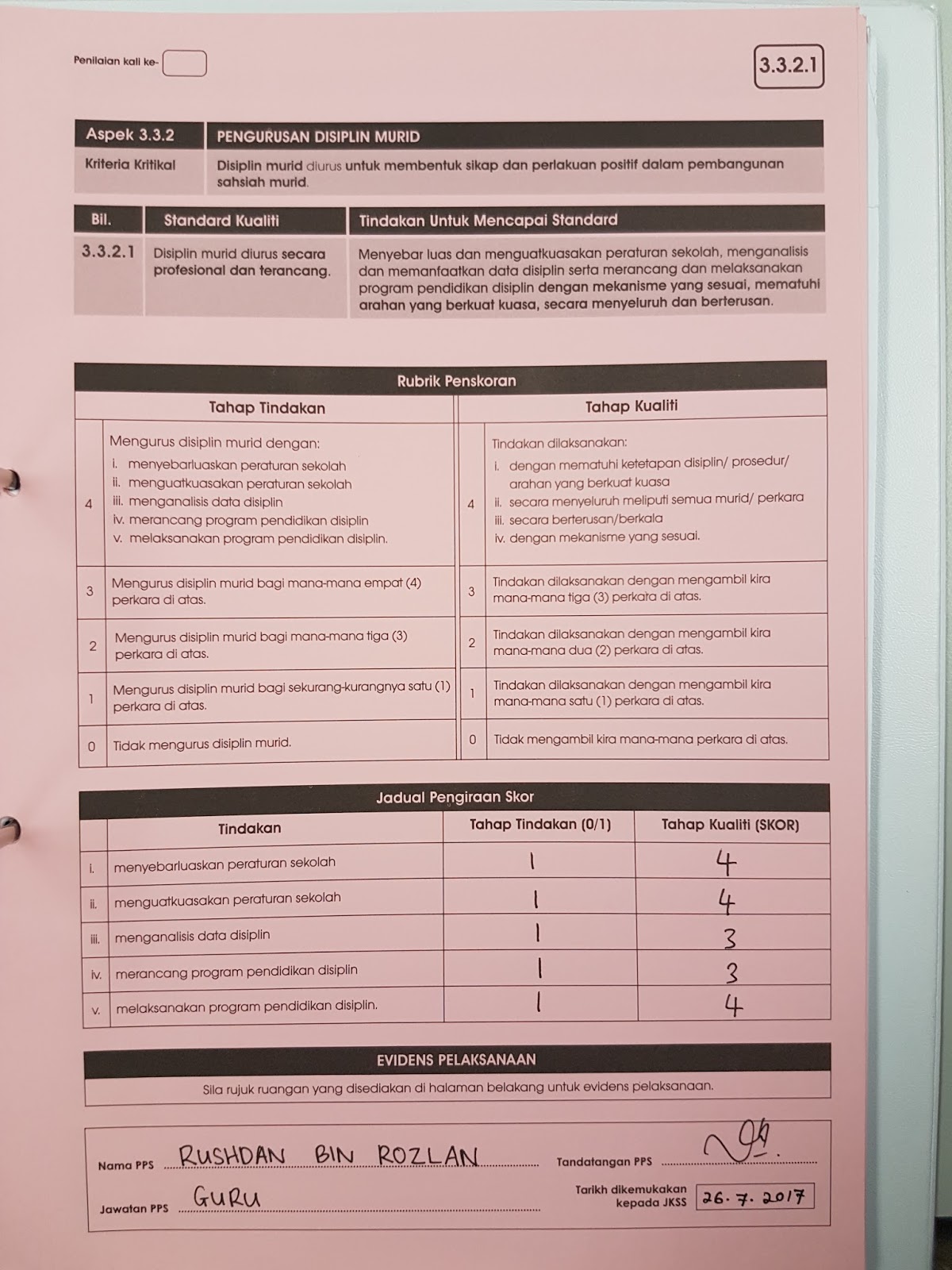 Lawatan Kerja: Sistem Fail skpmg2 Kaunseling dan HEM - GURU KAUNSELING ...