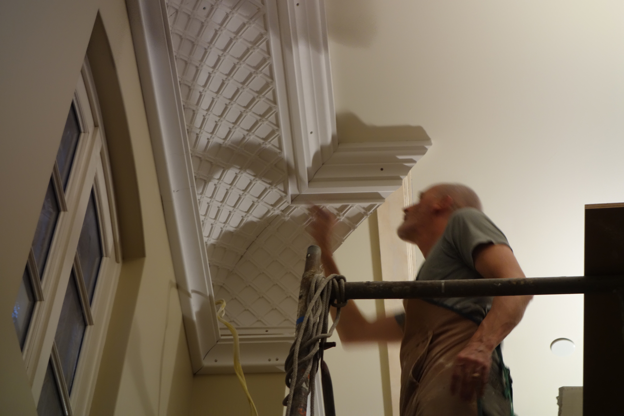 Clayton Woodworks: Plaster Crown Install