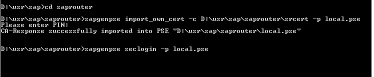 SAP Router configuration and renew of the SAP router Certificate ~ HOW ...